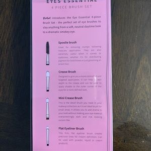 ROMWE | Makeup | Nib Romwe Eyes Essential Brush Set | Poshmark